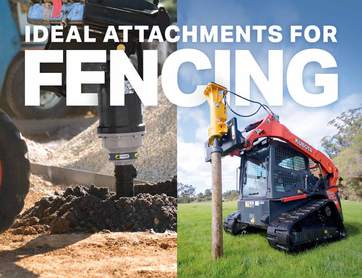 Selecting the Ideal Attachment for Fence Construction – Himac Attachments