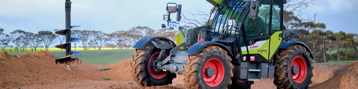 Telehandler Post Hole Diggers & Trenchers – Himac Attachments