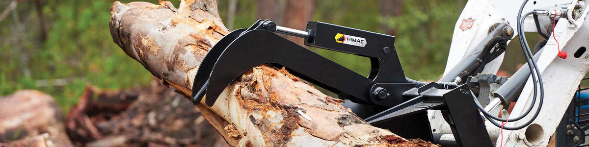 Stump Buckets and Grapples – Himac Attachments