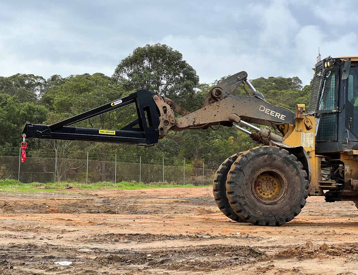 Wheel Loader Lifting Jib – Himac Attachments